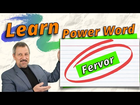 Fervor - What Does it Mean? #shorts