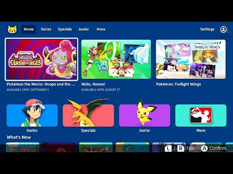 Pokemon TV Nintendo Switch App Full Tour!