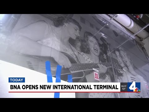 Nashville International Airport opens new international terminal