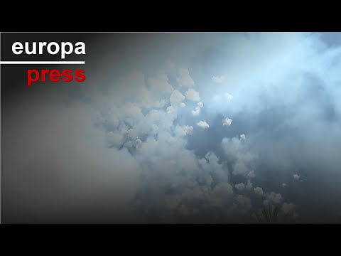 Final atronador de la mascletà de este domingo en València con motivo del Corpus Christi