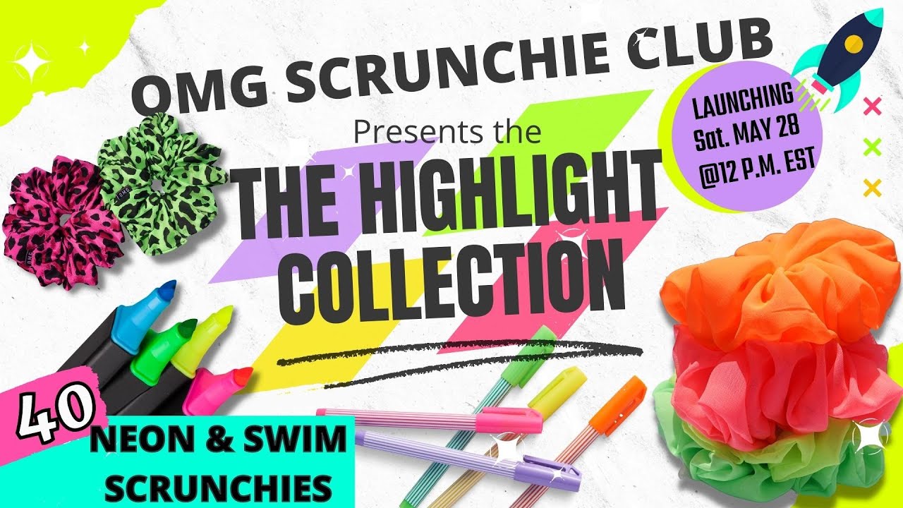THE HIGHLIGHT SCRUNCHIE COLLECTION | SWIM SCRUNCHIES | NEW SUMMER SCRUNCHIES 👙🏊🏾‍♀️☺