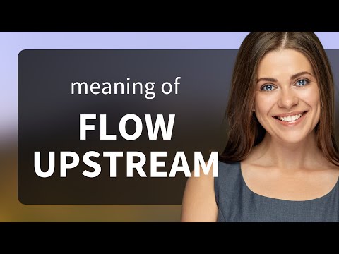Understanding the Phrase "Flow Upstream" in English