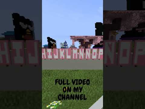 HOW TO MAKE ALL LETTERS ON BANNERS WITH THE LOOM IN MINECRAFT 1.20.1