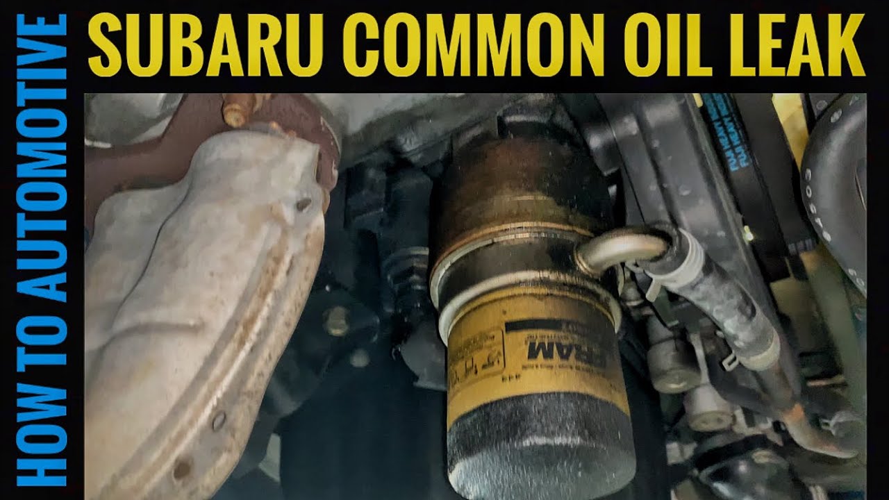 How To Reseal Your Subaru Forester's Engine Oil Cooler And Oil Filter Housing