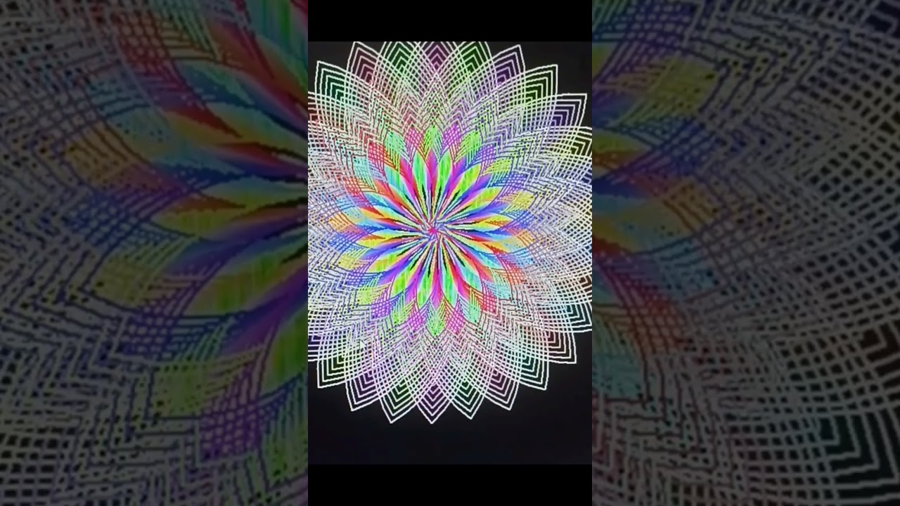 how to make flower in python using turtle #coding #python #ytshorts