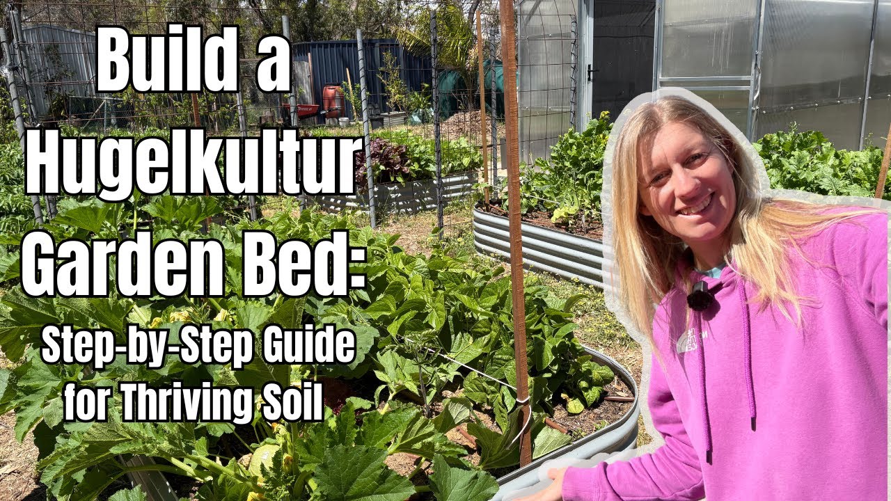 Build a Hügelkultur garden bed - Step-by-step guide for thriving soil