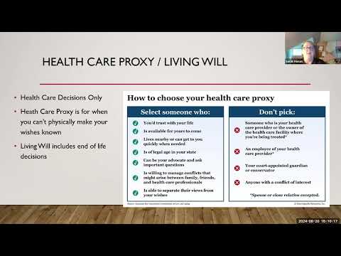 What is the difference between a Healthcare Proxy and living will?