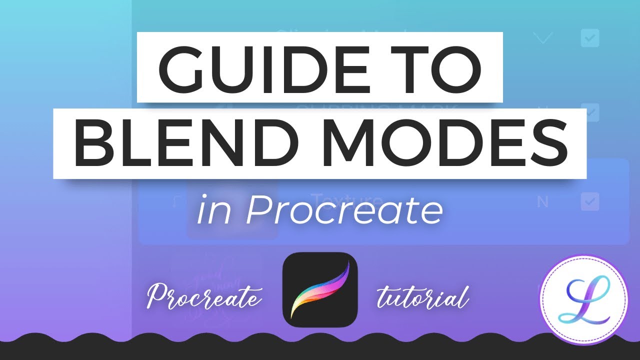 Blend Modes Procreate Tutorial #procreatetutorial #procreatetips #digitalcalligraphy