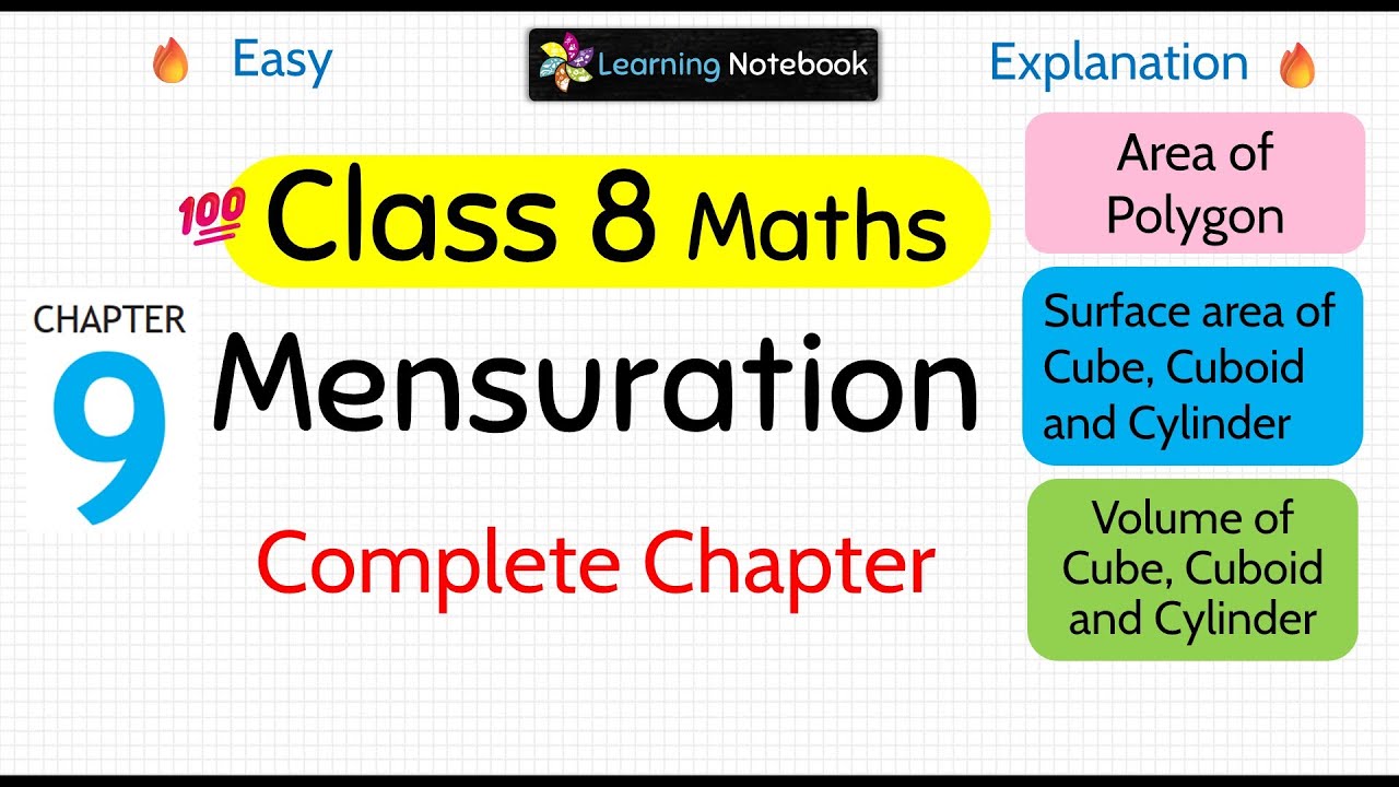 Class 8 Maths: Measurement | Class 8 Maths Chapter 9: Measurement