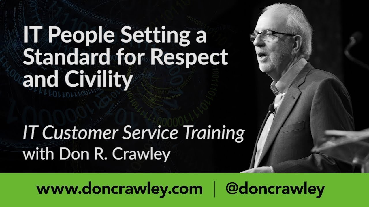 Setting a Standard for Respect and Civility:  Customer Service Training 101