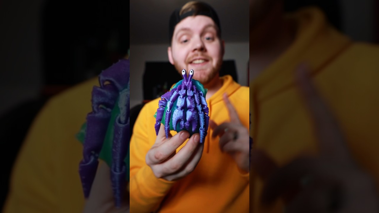 Articulated Hermes, The Hermit Crab 🐚 🦀 Model By STLFLIX
