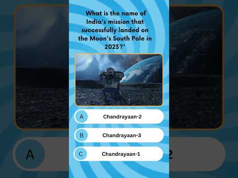 What is the name of India's mission that successfully landed on the moon's South pole in 23