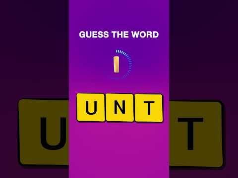 Guess the scrambled word game. #shorts