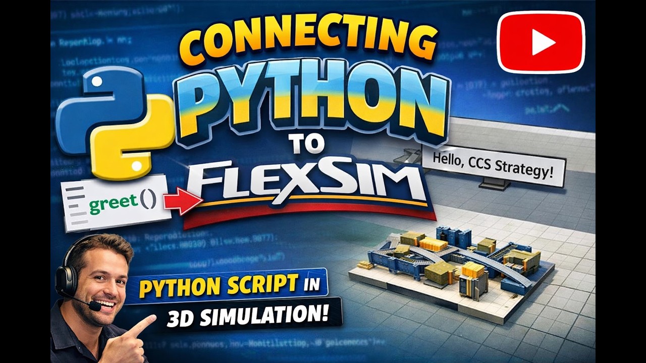 Connect Python with FlexSim | Run External Scripts & Get Output