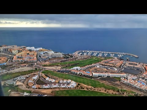 Landing in Tenerife / South Tenerife Airport