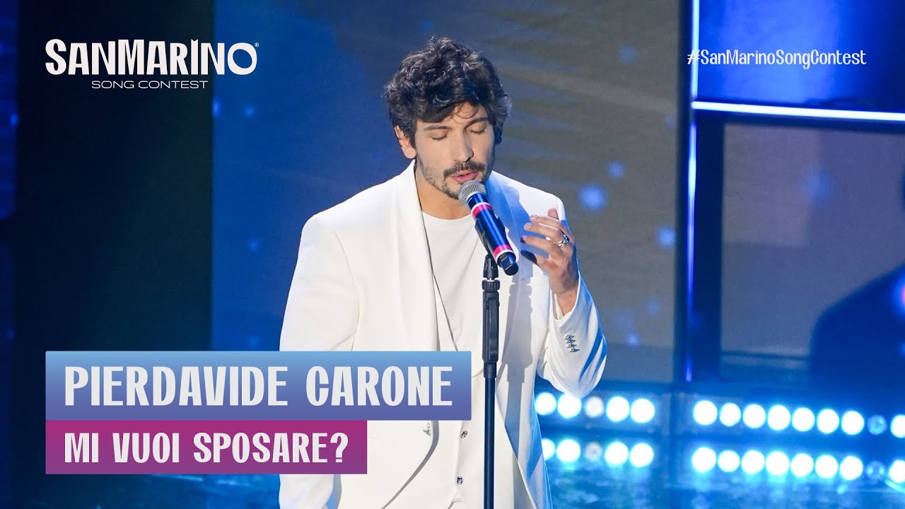 San Marino Song Contest 2025: Pierdavide Carone - "Mi vuoi sposare?"