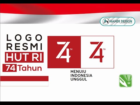 Cara Membuat Logo HUT RI Ke 74