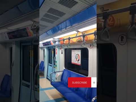 Dubai metro train traveling inside view #shorts #shortvideo #dubaimetro #dubainight #dubaitravel