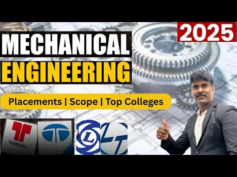 Mechanical Engineering in 2025 🔧 | Scope, Placements & Top Colleges Explained!