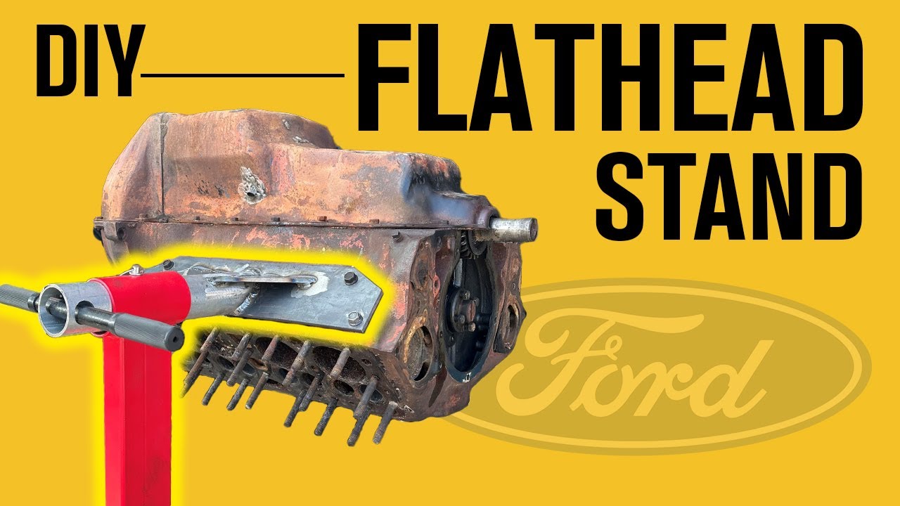 HOW TO MAKE A FORD FLATHEAD V8 ENGINE STAND