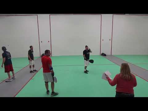 4th Hands and Paddle Tournament... Semifinals... Dave & Carlin vs Julio & Ironman (21 Point Game)