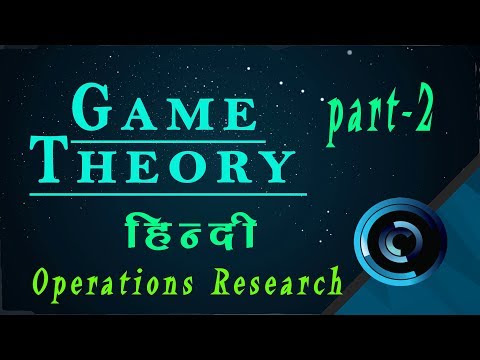 Game Theory Basics-2 Saddle Point