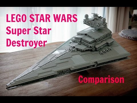 LEGO Star Wars Executor class Super Star Destroyer comparison