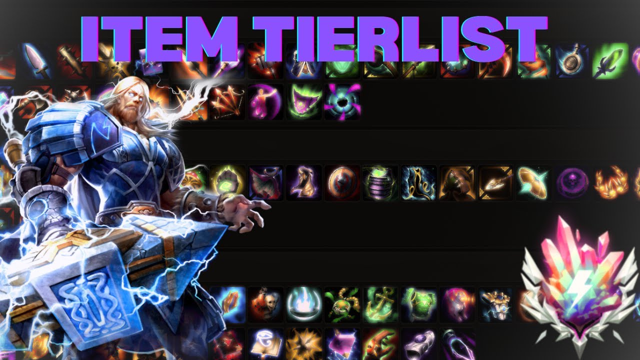 Smite 2 Item Tierlist - WHAT YOU SHOULD BE BUILDING!!!