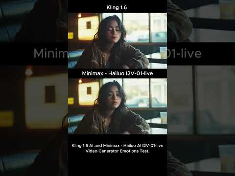 Creating Emotions with AI Video Generator - Kling 1.6 AI vs. Minimax Hailuo I2V-01