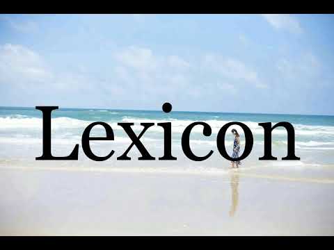 How To Pronounce Lexicon🌈🌈🌈🌈🌈🌈Pronunciation Of Lexicon