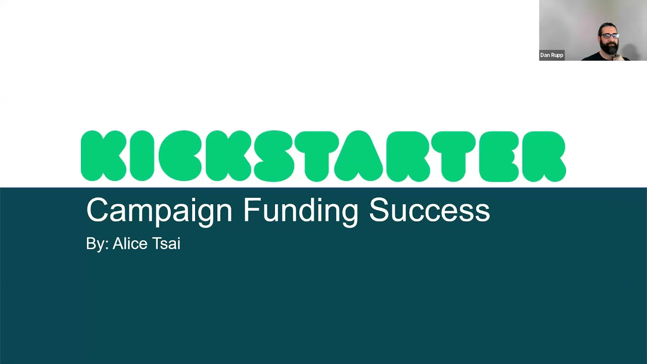 Campaigns on Kickstarter - Visions for Creative Work
