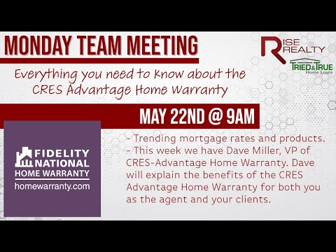 Learn the benefits of the CRES Fidelity Home Warranty│Rise Realty
