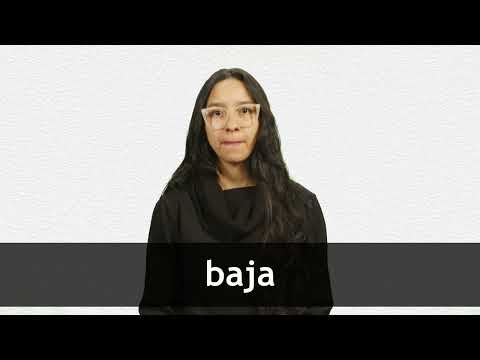 English Translation of “BAJA” | Collins Spanish-English Dictionary