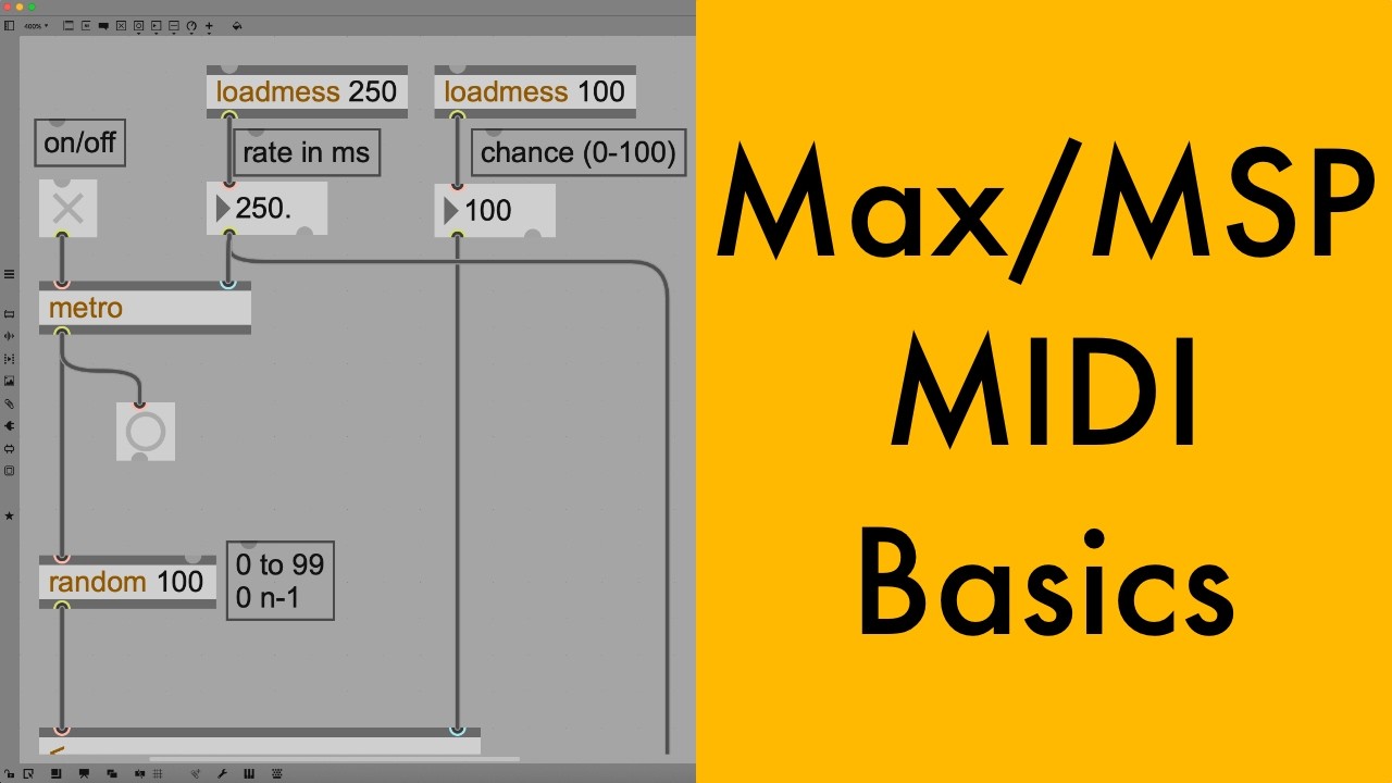 MIDI Basics [Max/MSP Tutorial]