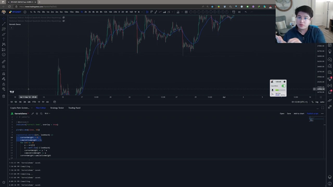 Kernel Regression: Moving Averages on Steroids