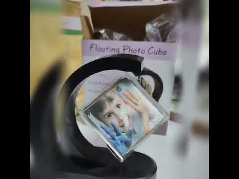#Magnetic #Floating #Photo #Cube #album (Photo Size Supported: 6.5cm x 6.5cm)