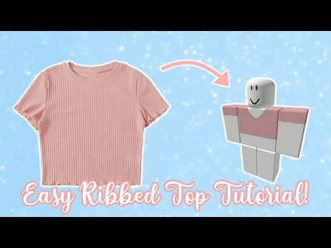ROBLOX Designing | Easy Ribbed Shirt Shading Tutorial!