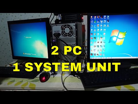2 PC 1 SYSTEM UNIT using Aster V7 Multiseat with No GPU