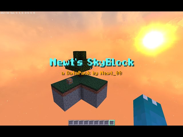 Newts skyblock essentials Minecraft Data Pack