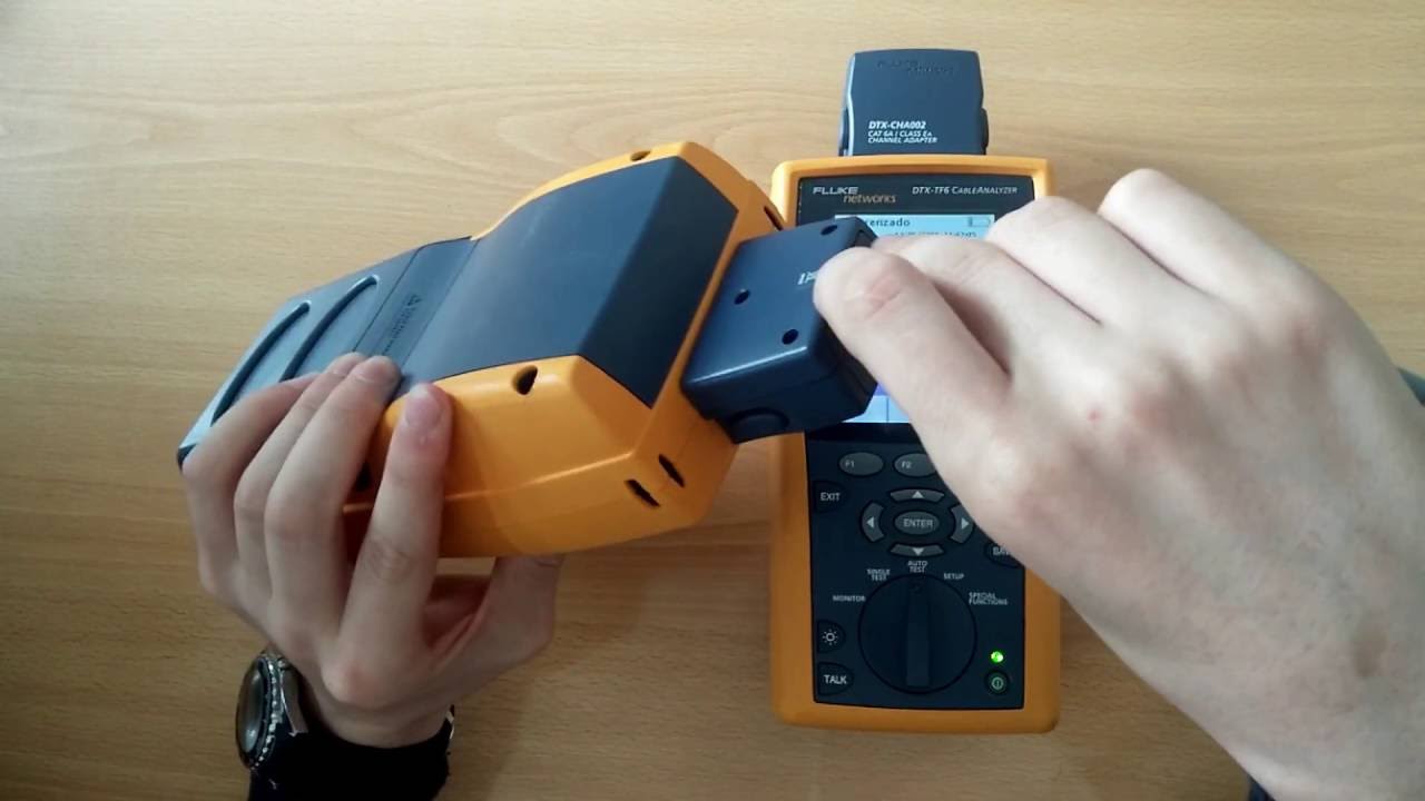 Certificadora Cat6a Fluke para ICT