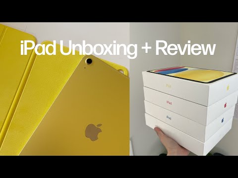 iPad 10th Generation Unboxing & Review🍋 + New Magic Keyboard Folio