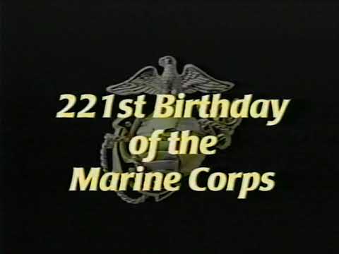 1996 USMC 221st Birthday Message VHS