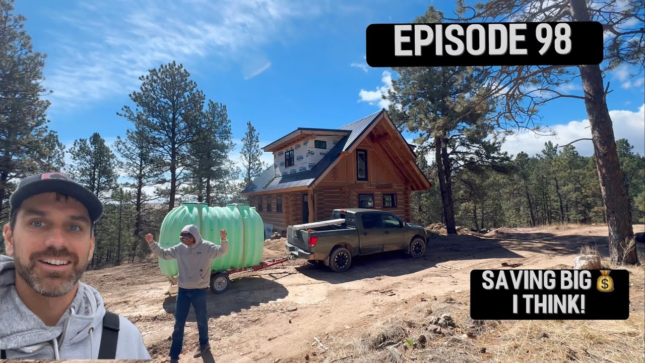 Installing our own Septic System - Log Cabin Build- Part 1