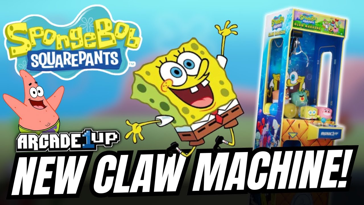 Arcade1up SpongeBob Claw Machine Available Now!