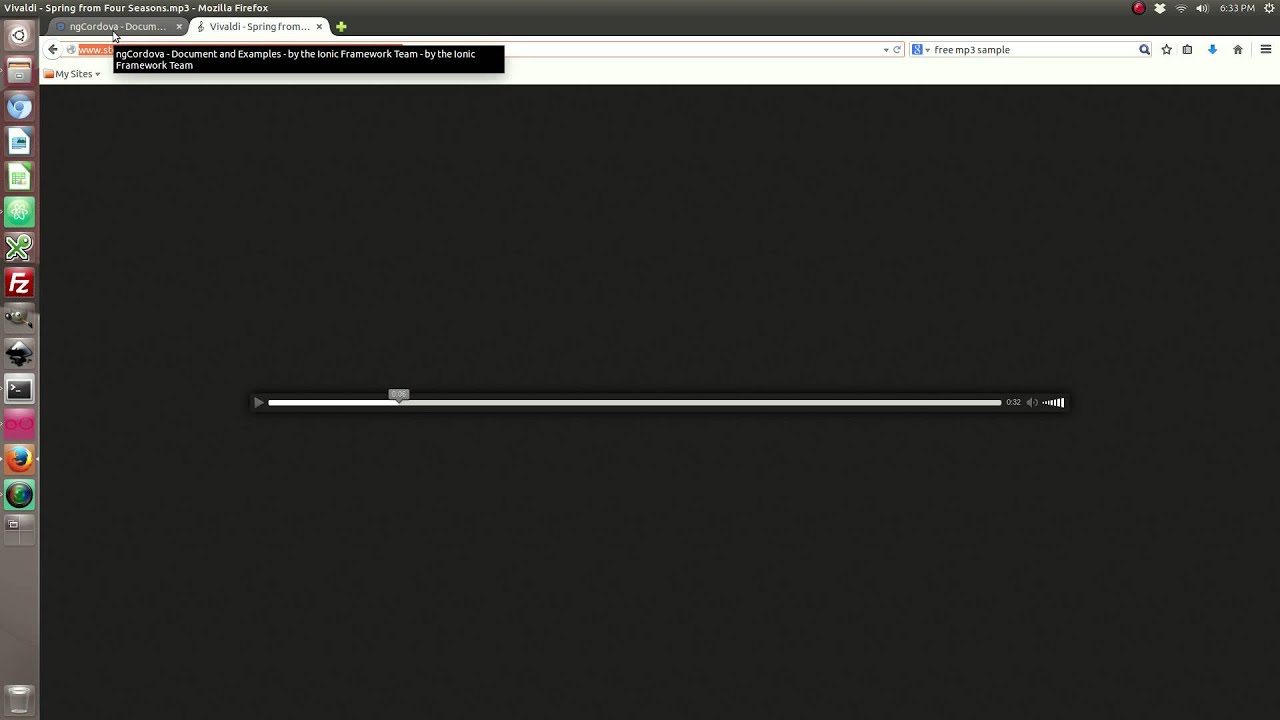 Playing Audio In Your Android And iOS Ionic Framework App