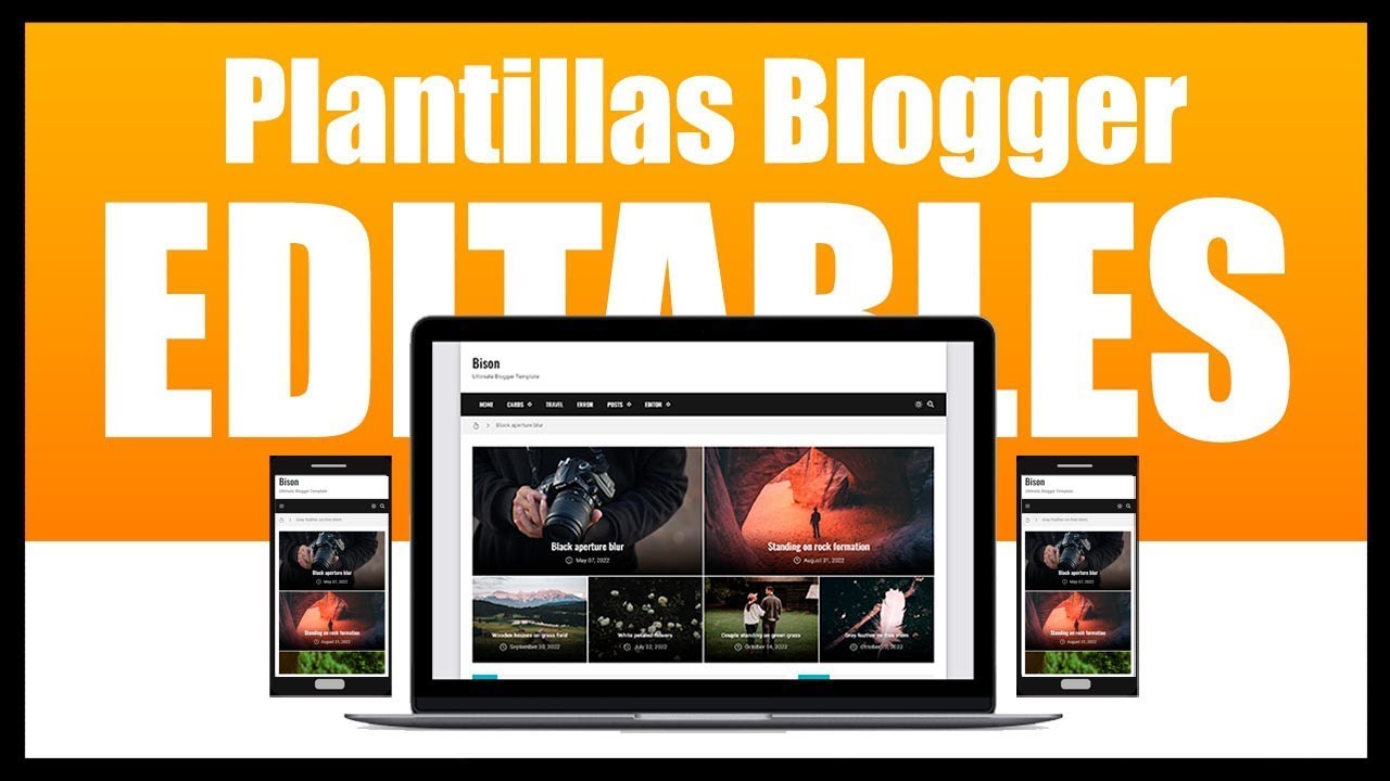 🔴 Descargar Plantillas para Blogger Gratis 2026 (Editables y Responsive)