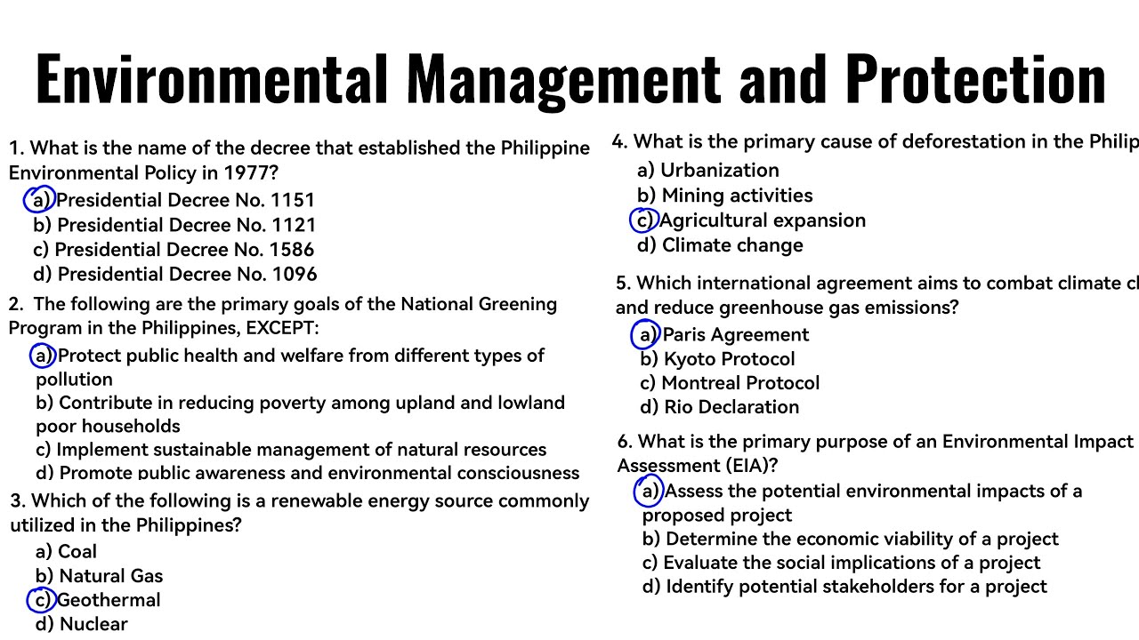 Understanding Environmental Management and Protection in the Philippines: Key Concepts and ...