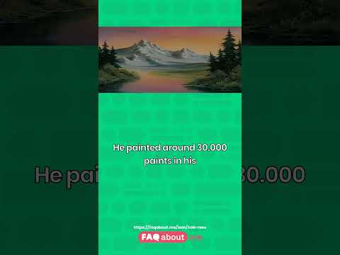 How many paintings did Bob Ross paint? | FAQ About Bob Ross | #BobRoss #faq #faqabout #fyi