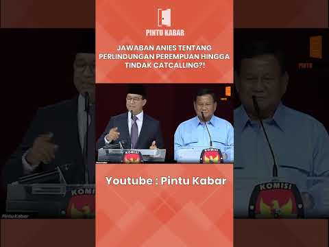 JAWABAN ANIES TENTANG PERLINDUNGAN PEREMPUAN HINGGA TINDAK CATCALLING ! #shorts