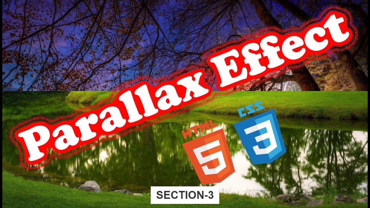 Pure CSS Parallax Scrolling | No JavaScript | HTML & CSS